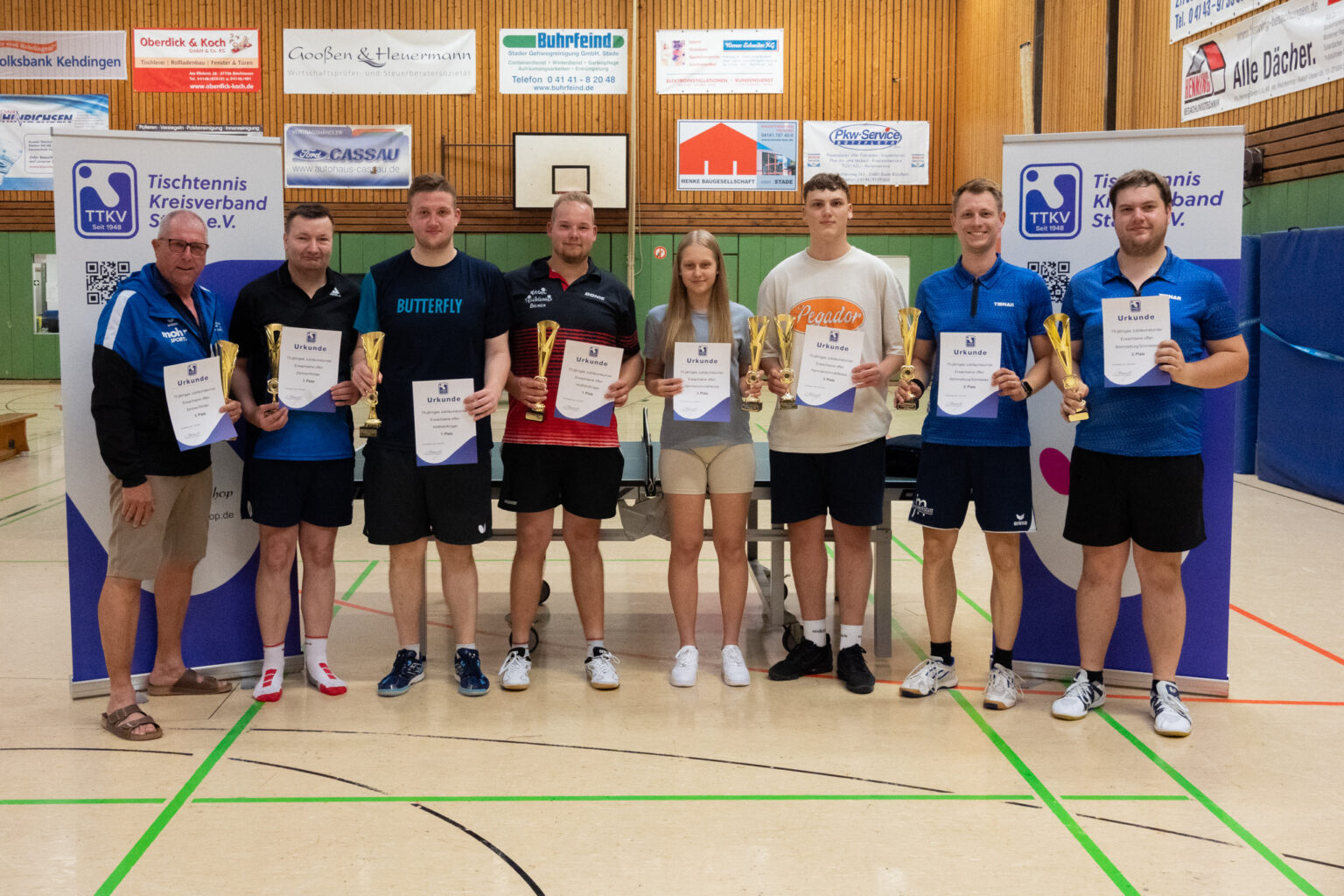 Jubiläumsturnier des TTKV Stade - VfL Güldenstern Stade Tischtennis